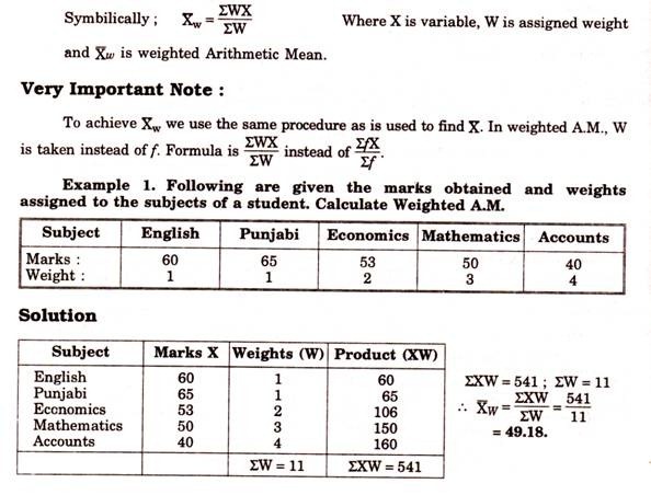 How To Calculate Weighted Arithmetic Mean Explained 