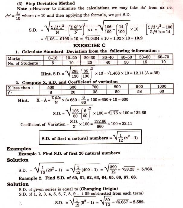 Calculate The Standard Deviation For Me